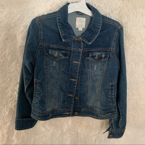 1989 Place | Jackets & Coats | 989 Place Blue Jean Jacket | Poshmark